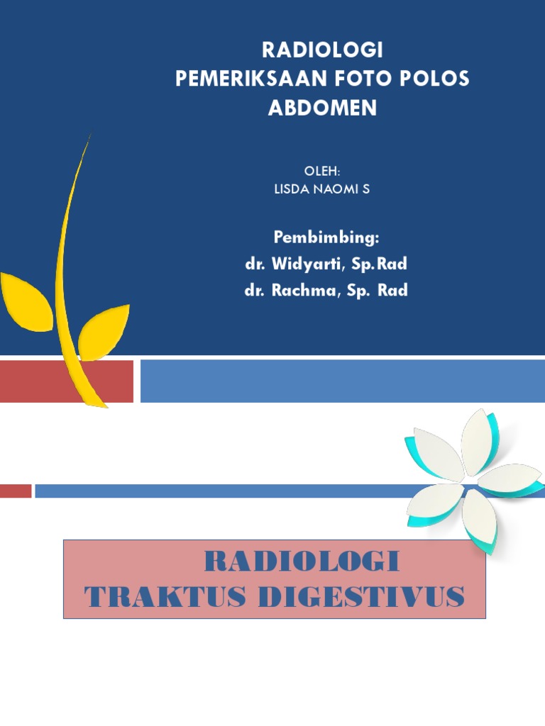 Radiologi Foto Polos Abdomen Dan Urinarius | PDF