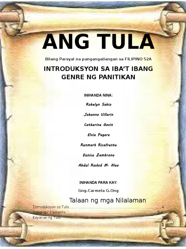 Tula Compilation | PDF