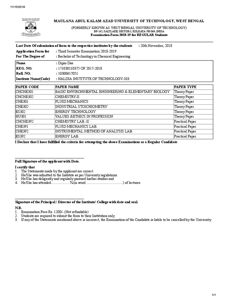 3rd Sem Form Dipro | PDF | Test (Assessment) | Engineering