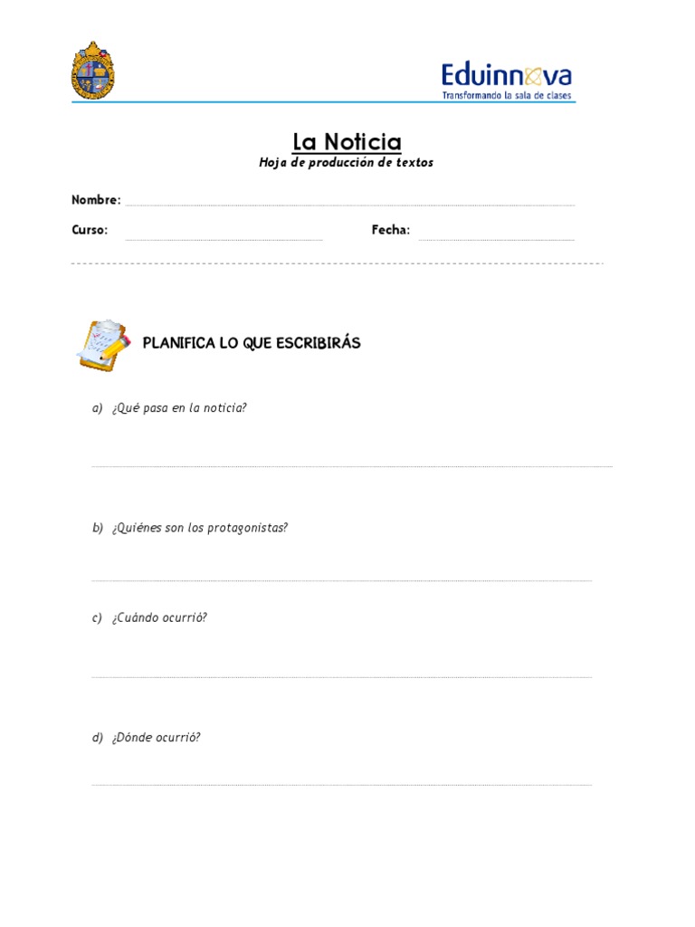 Guía para Escribir una Noticia | PDF