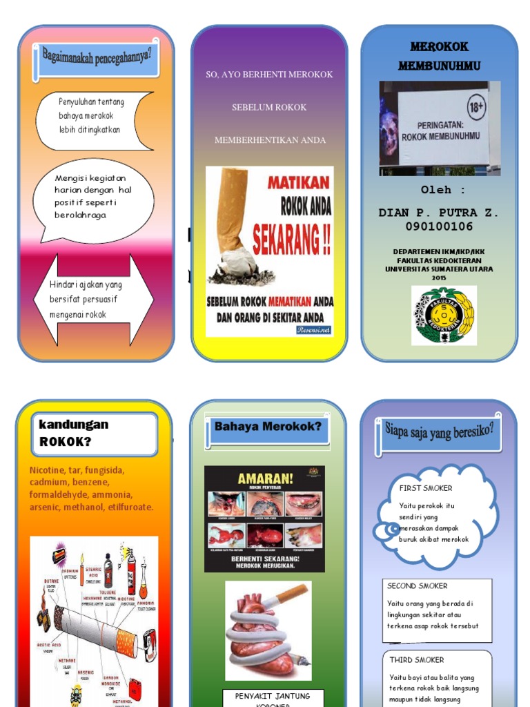 Leaflet Rokok | PDF