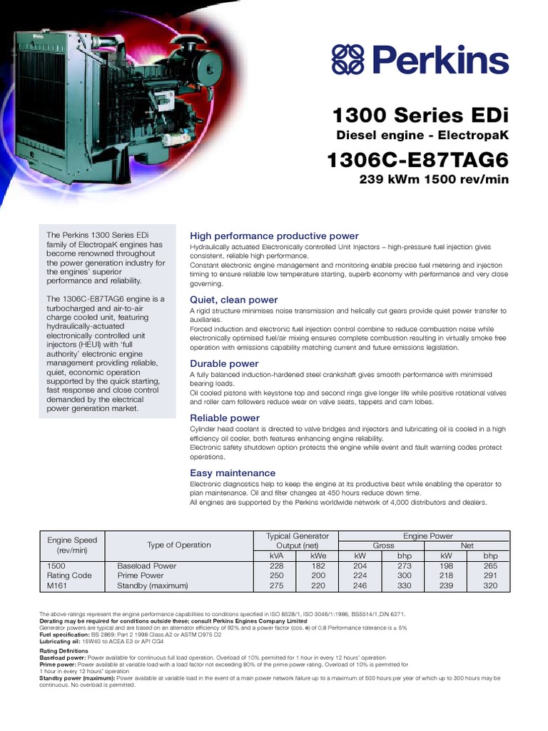 1306C E87tag6 | PDF | Fuel Injection | Engines