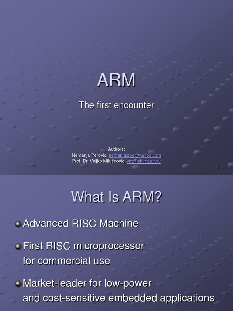 Arm | PDF | Arm Architecture | Computer Architecture