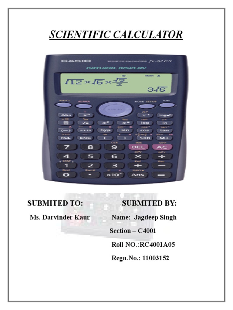 Scientific Calculator111 | PDF | Exponentiation | Logarithm