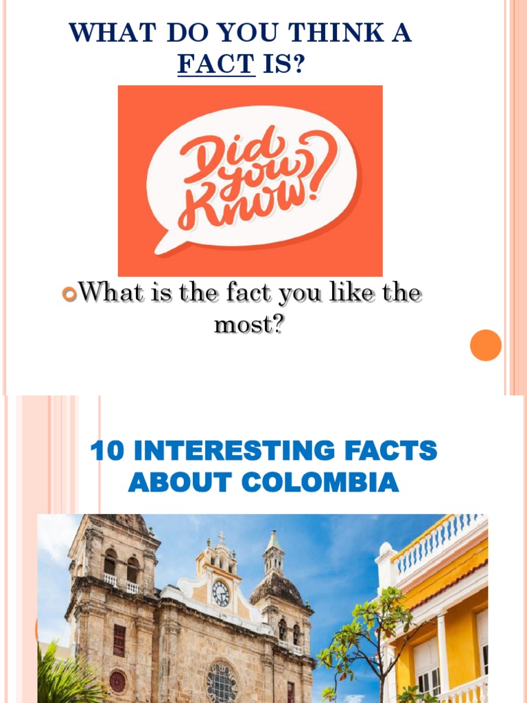 Fun Facts About Colombia | PDF | Colombia | Nature