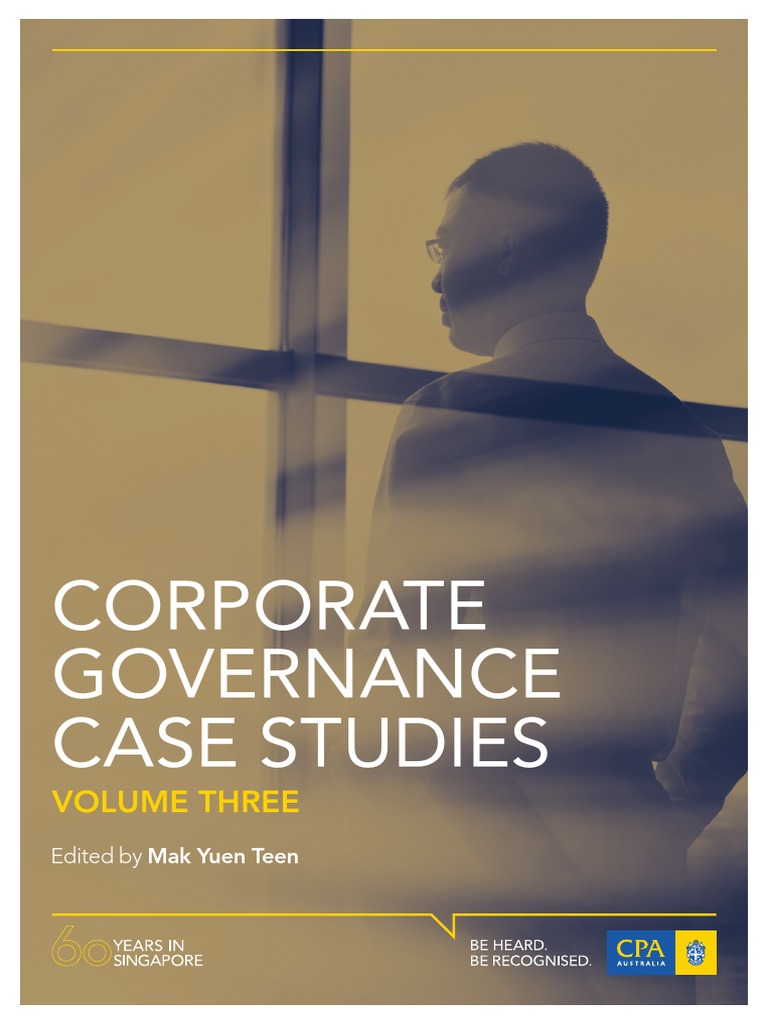 CORPORATE GOVERNANCE CASE STUDIES CPA AUS Cg-Vol-3 Rev1 PDF | PDF ...