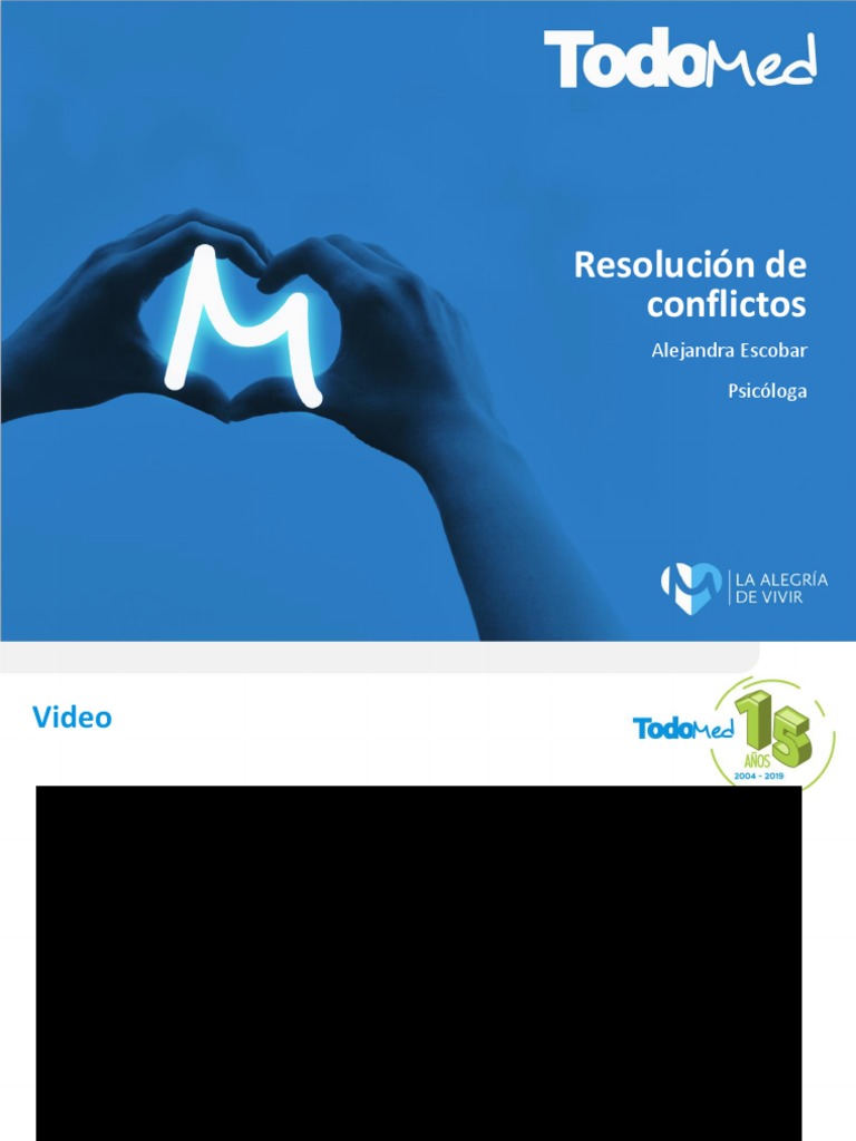 Resolución de Conflictos | PDF | Conflicto (proceso) | Ciencias del comportamiento