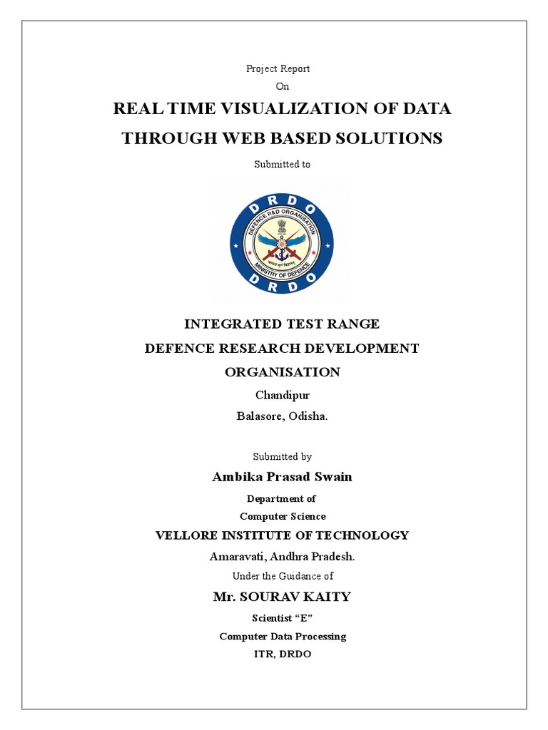 Real Time Visualization of Data Through Web Based Solutions | PDF | Web ...