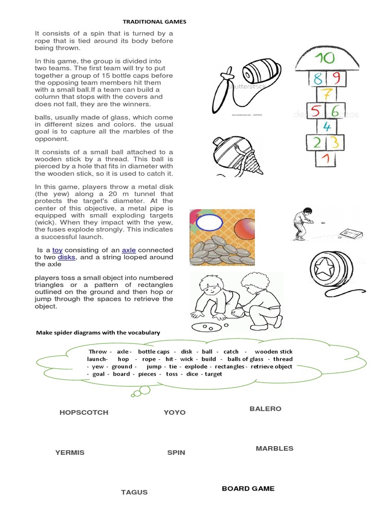 Traditional Games of Colombia | PDF