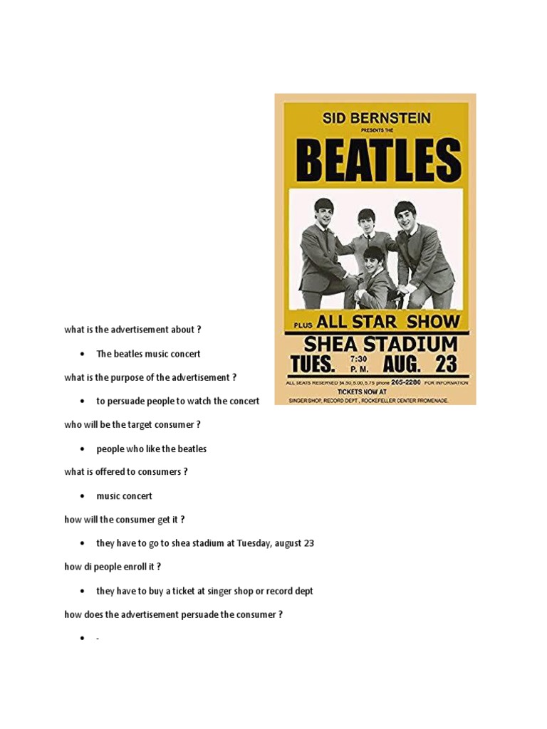 What Is The Advertisement About | PDF | Advertising | Entertainment