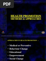 Health Promotion Models & Approaches | PDF | Preventive Healthcare ...