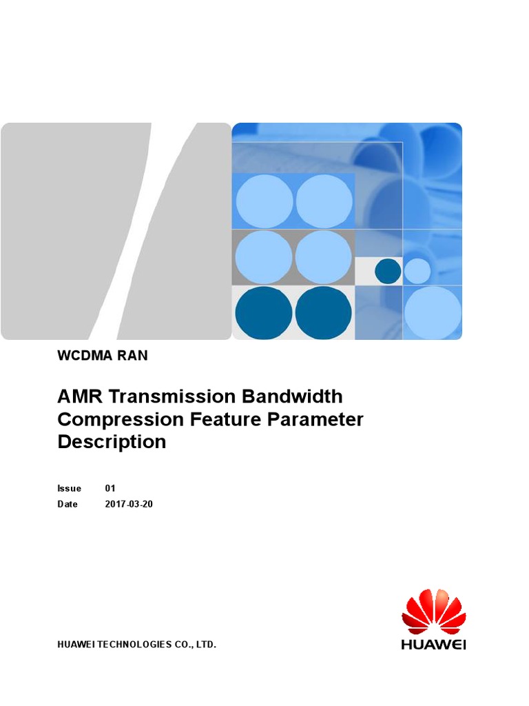 AMR Transmission Bandwidth Compression (RAN19.1 - 01) PDF | PDF ...