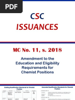 CSC - Competency-Based Recruitment and Qualifications Standards | PDF ...