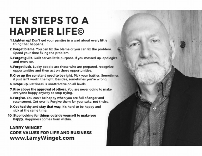 10 Steps To A Happier Life 1 | PDF