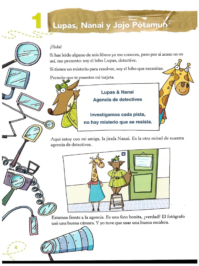 Lecturas Lupas 3º Primaria 1ºparte | PDF