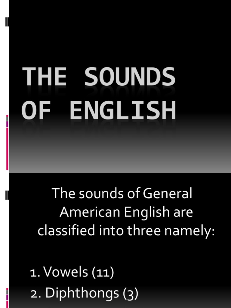 The Sounds of English | PDF | Language Arts & Discipline | Art