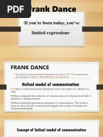 Frank Dance's Model of Communication PDF | PDF | Helix | Communication