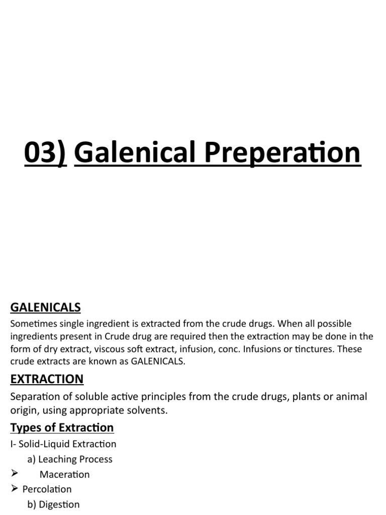 Galenical Preperation | PDF | Solution | Filtration