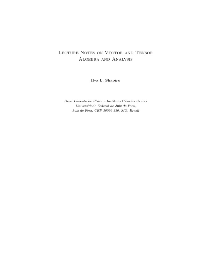 Tensores | PDF | Tensor | Euclidean Vector