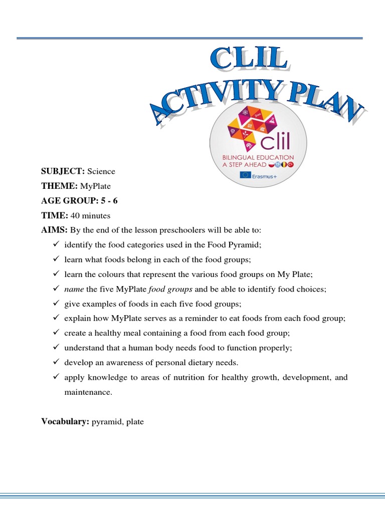 CLIL Activity Plans | PDF | Foods | Food And Drink