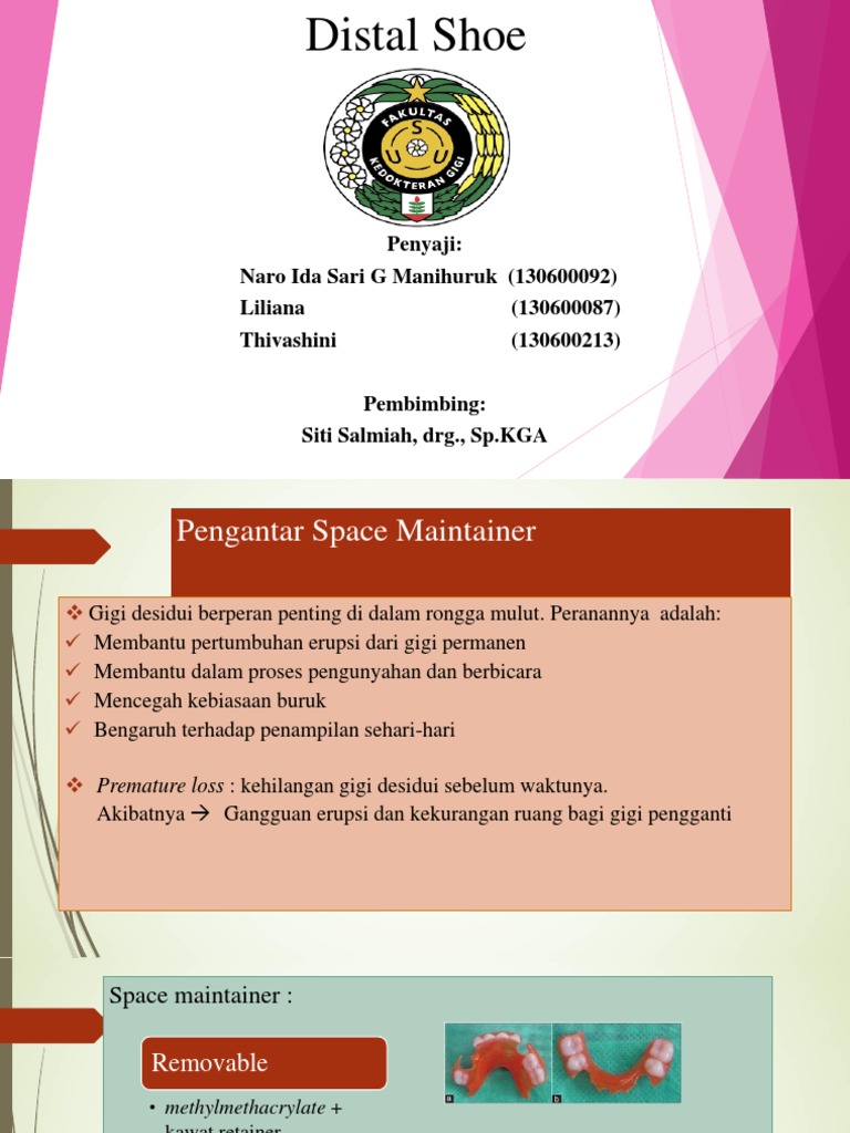 Distal Shoe & Laporan Kasus | PDF