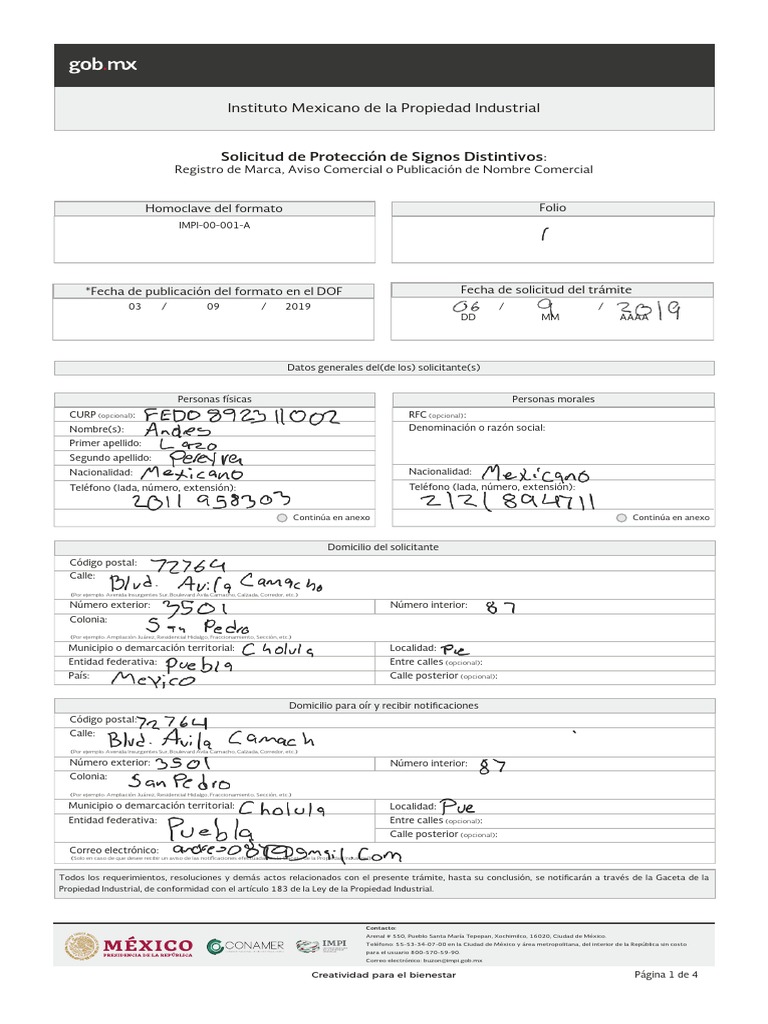 Impi | PDF | Marca comercial | Ciudad de México