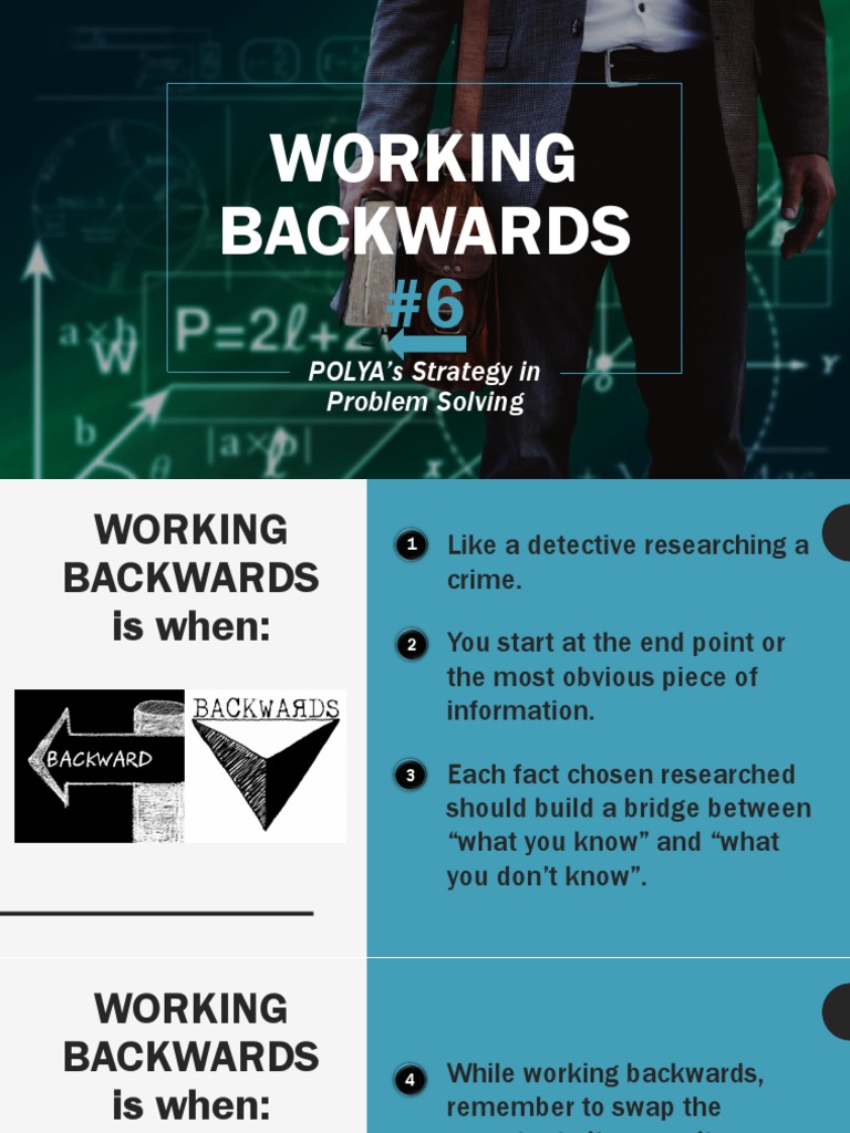Working Backwards: POLYA's Strategy in Problem Solving | Download Free ... Working Backwards: POLYA's Strategy in Problem Solving | Download Free ...