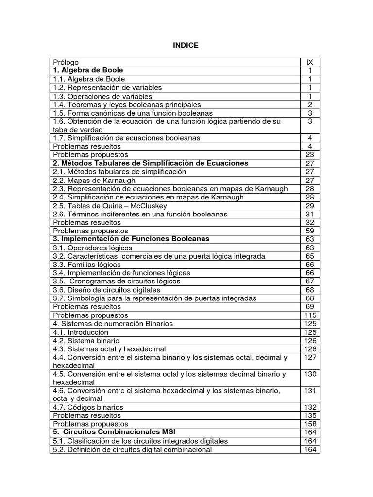 Indice Electronica Digital | PDF | Electrónica digital | Diseño electronico