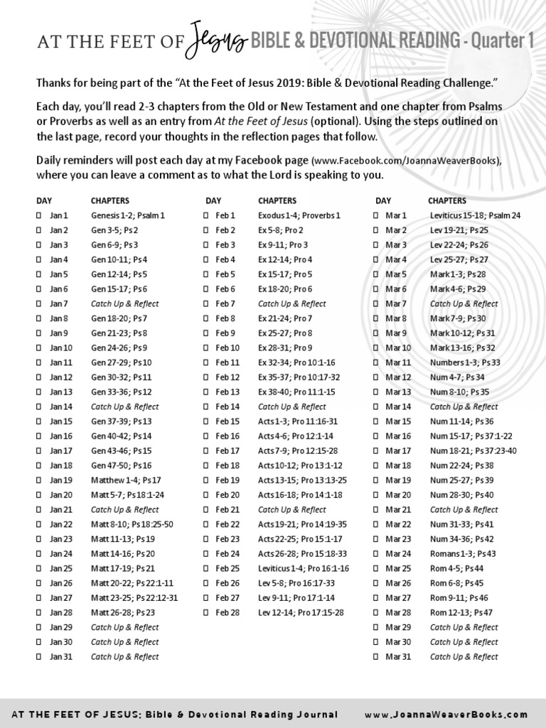 ATFJ 2019 Reading Schedule | Download Free PDF | Books About ...