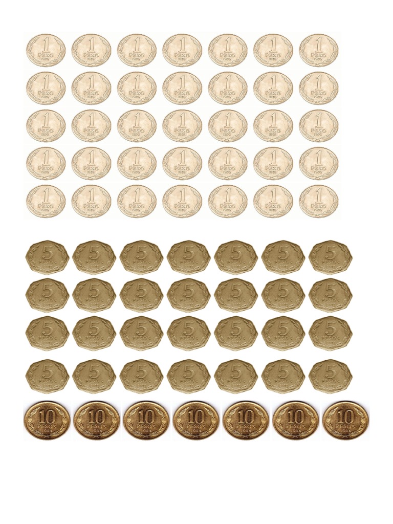Monedas para Imprimir | PDF
