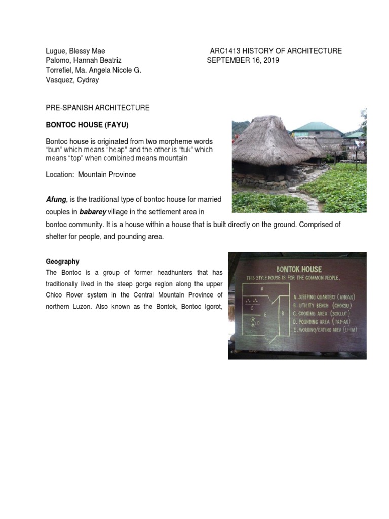 Bontoc House | PDF