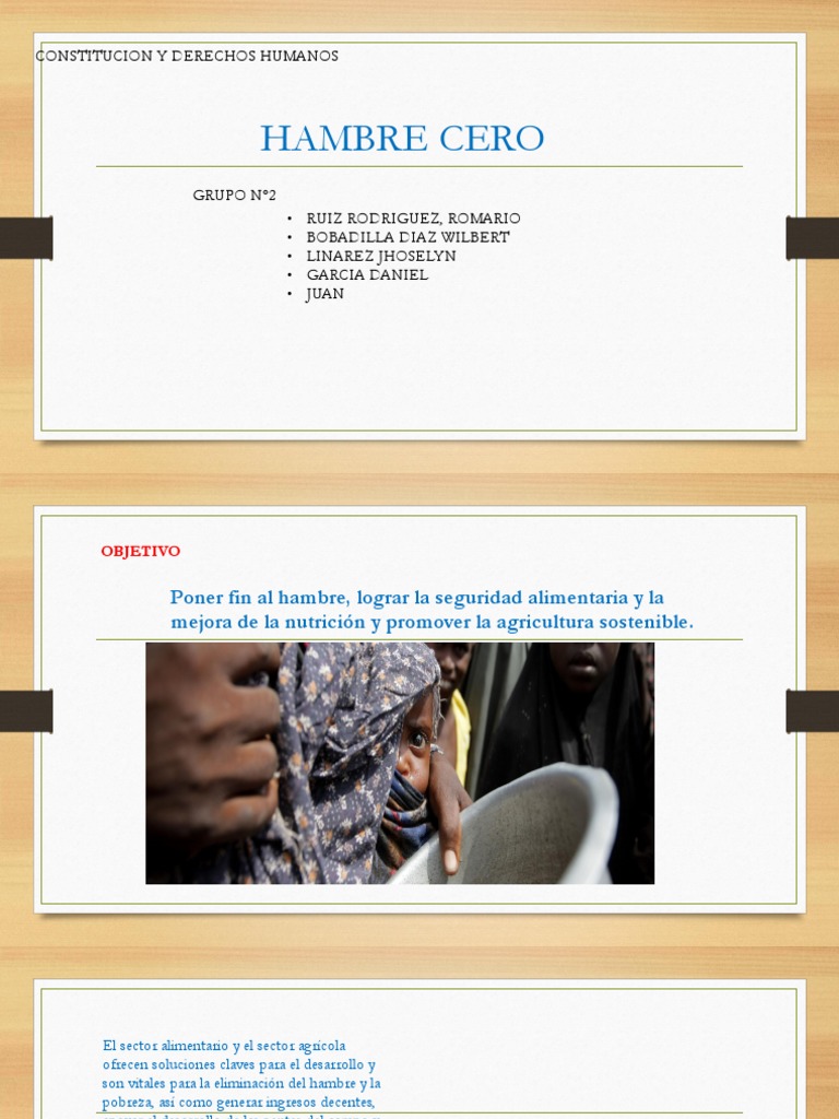Hambre Cero Pdf Hambre Desnutrición
