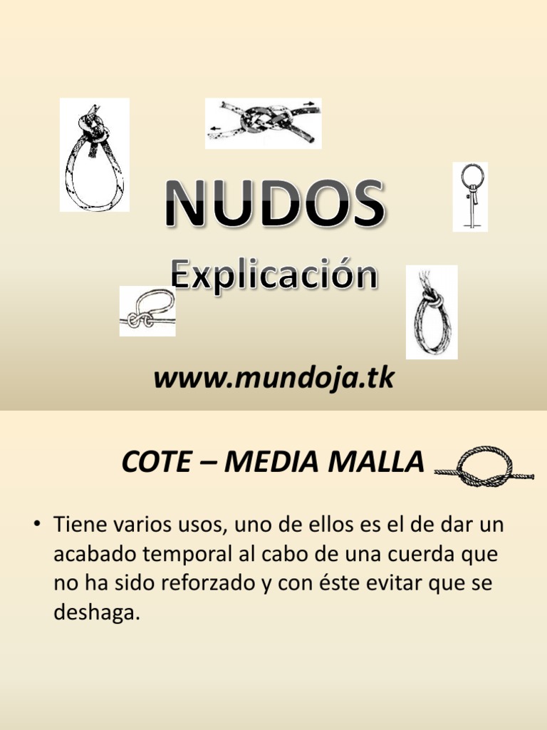Nudos Conquistadores Explicacion | PDF | Nudo | Cuerda
