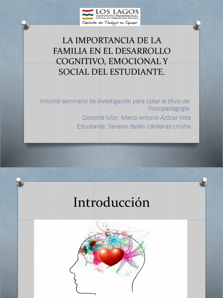 La Importancia de La Familia en El Desarrollo | PDF | Teoría de apego ...
