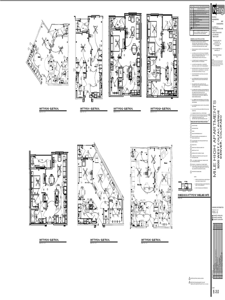 Unit Type A1 - Electrical Unit Type A2 - Electrical Unit Type A0 ...