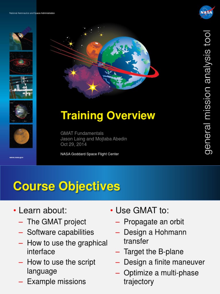 GMATFundamentals 01 TrainingOverview | PDF | Goddard Space Flight ...