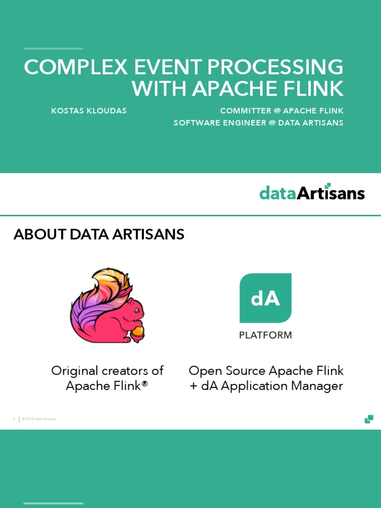 Complex Event Processing With Apache Flink Presentation | PDF | Systems ...