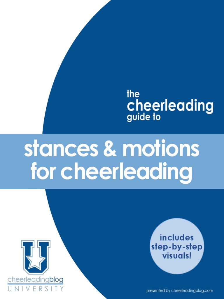 Stances & Motions For Cheerleading: Includes Step-By-Step Visuals ...