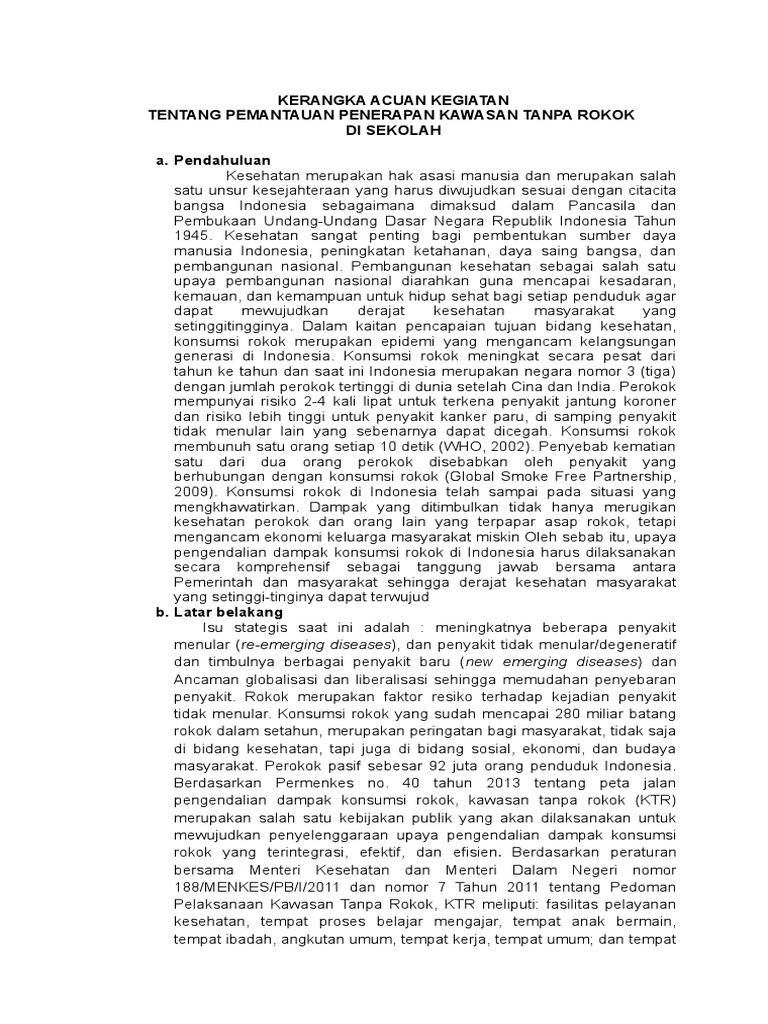 Kak Penerapan KTR | PDF | Ilmu Sosial | Pengembangan Diri