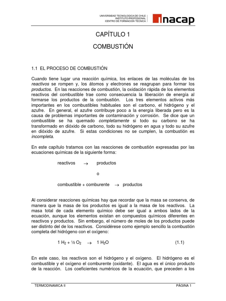 Apunte TD2 PDF | PDF | Conduccion termica | Combustión