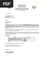 Request Letter For Cbo | PDF