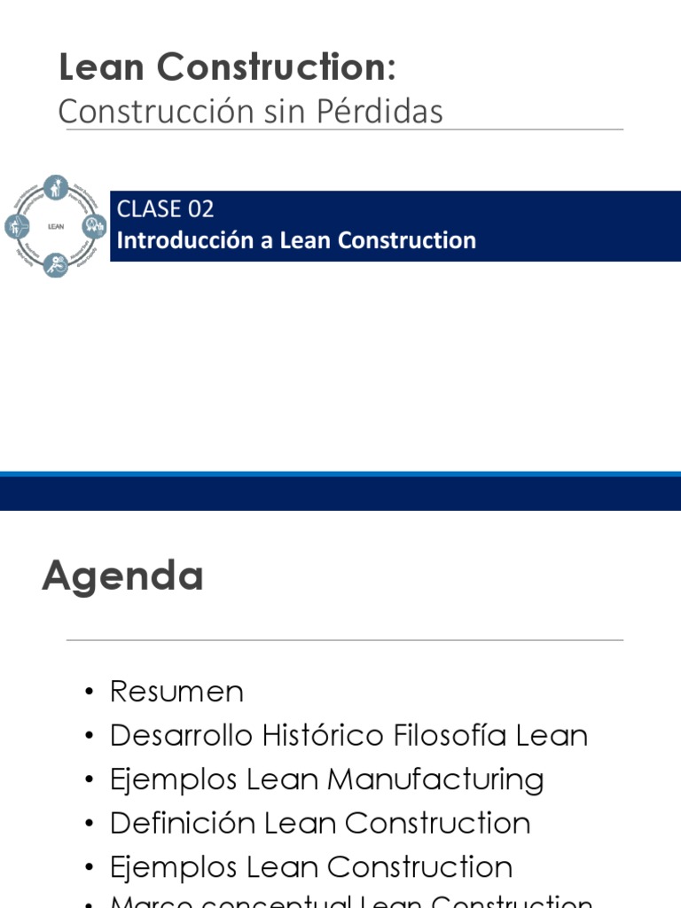 Introduccion Al Lean Construction | PDF | Evaluación del ciclo de vida | Lean Manufacturing