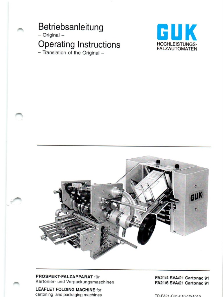 GUK Manual de Instructivo PDF | PDF