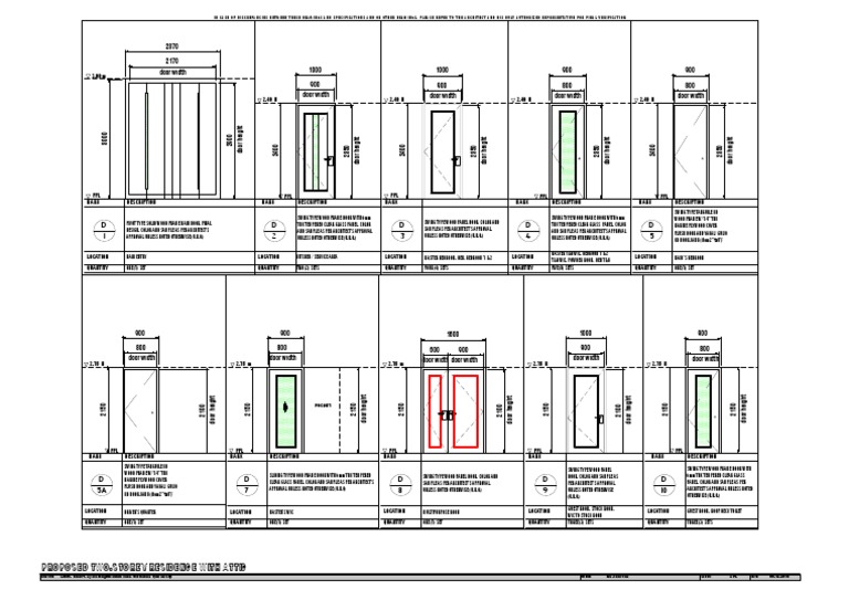 Door Specifications for Two-Storey Residence | PDF | Door | Cultural ...