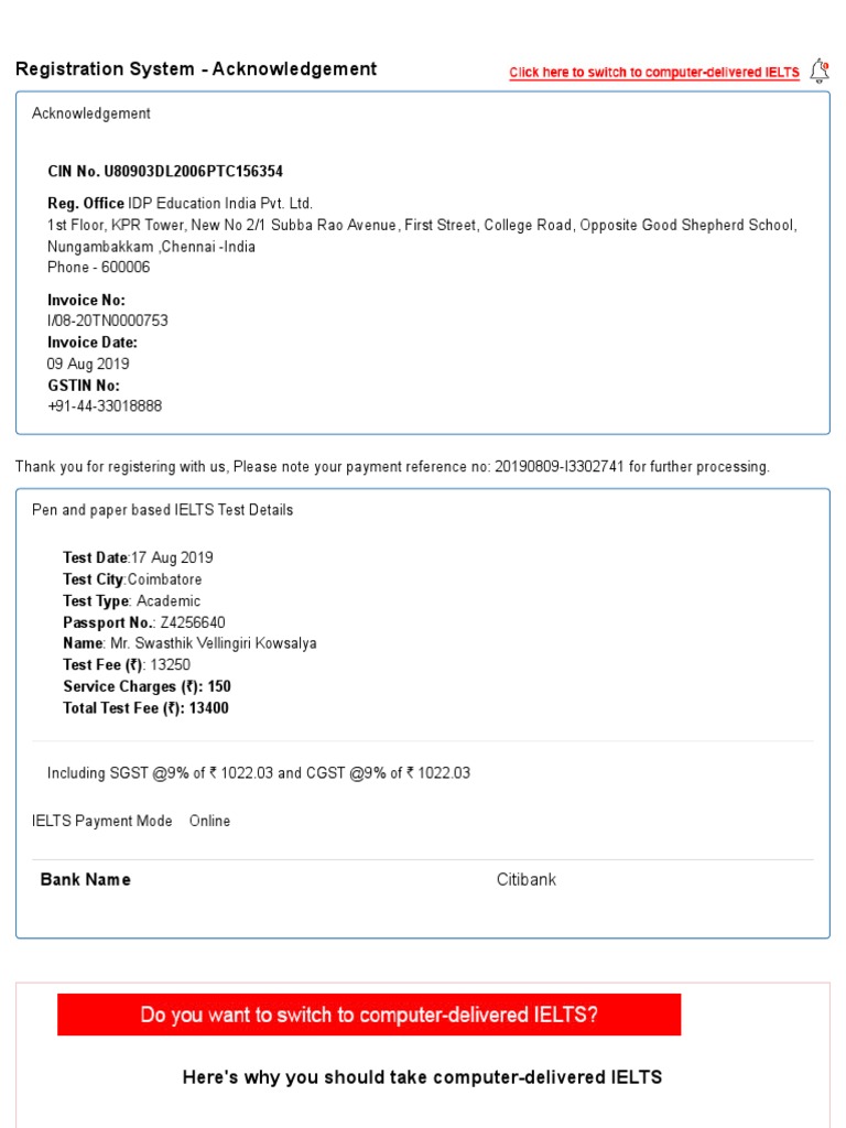 IDP - IELTS Test Centers PDF | PDF