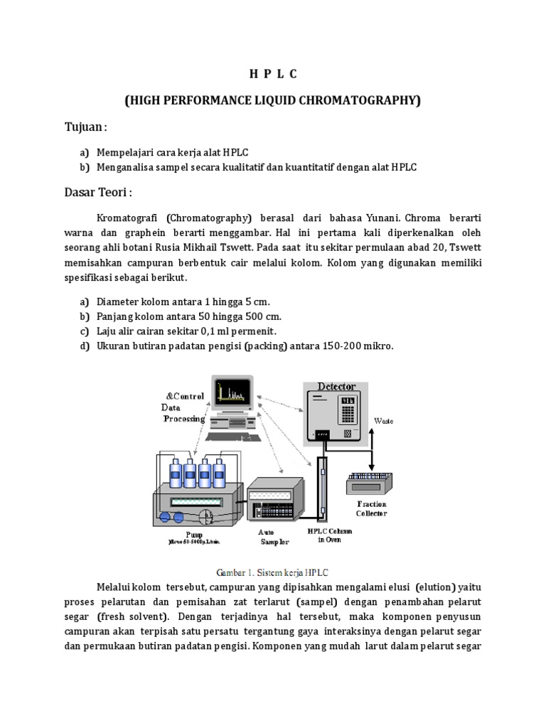 HPLC Laporan | PDF