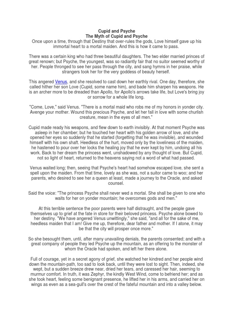 Cupid and Psyche | PDF | Cupid