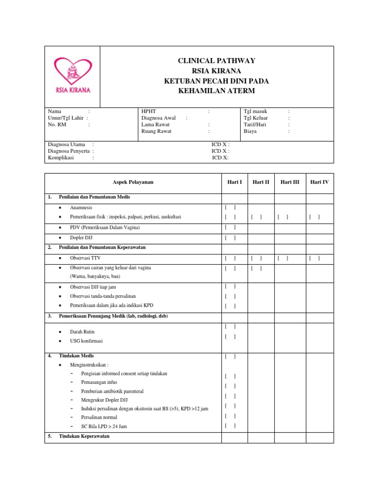 Clinical Pathways KPD | PDF