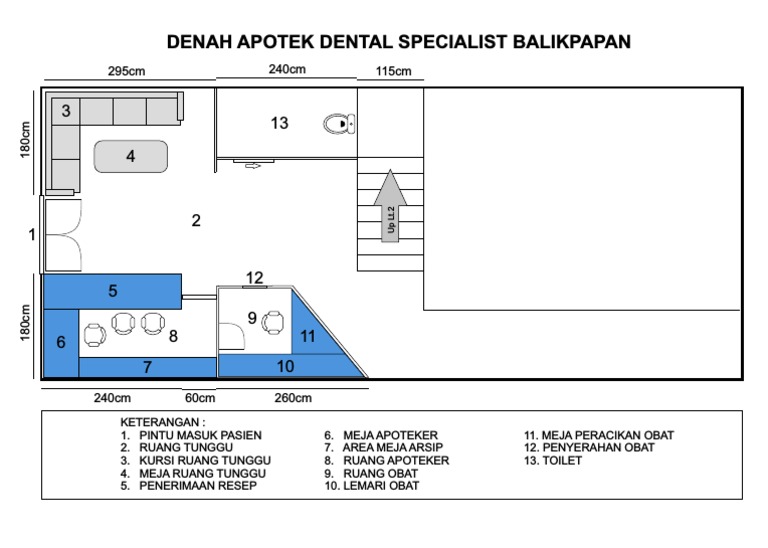 Denah Ruko Apotek | PDF