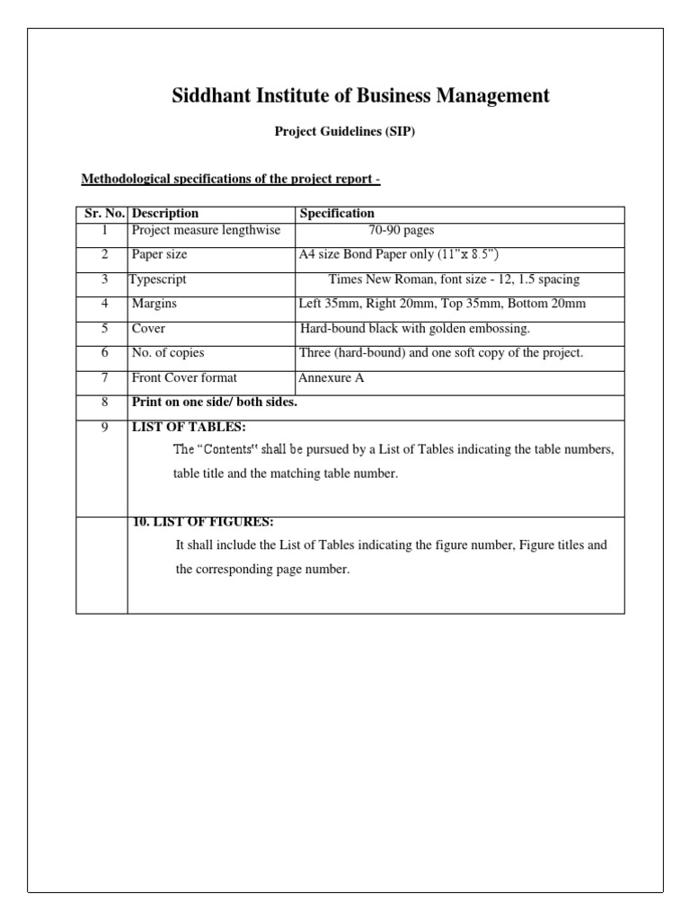 Project Details MBA SPPU Norms | PDF | Research Methods | Scientific Method